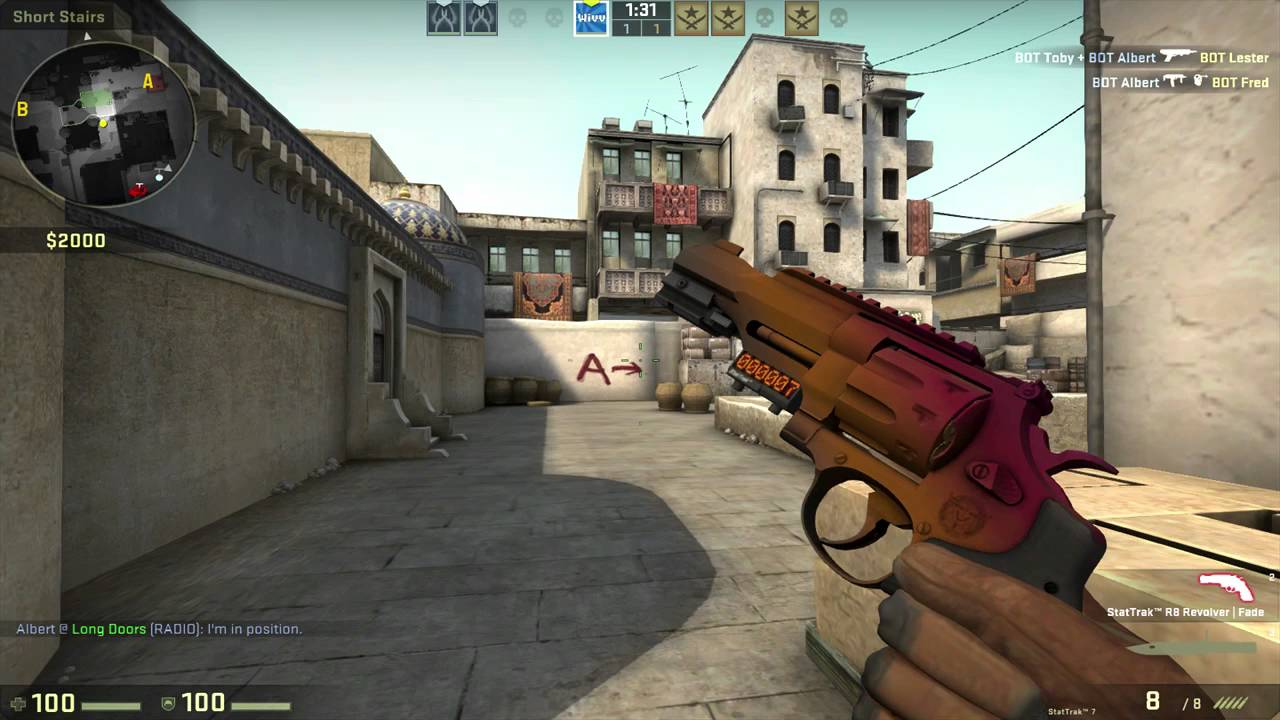 StatTrak™ R8 Revolver | Fade - Factory New Showcase CS:GO - YouTube