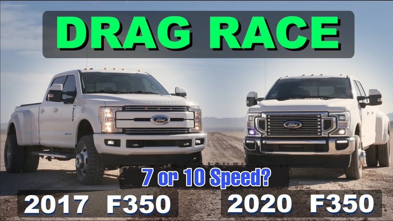 2017 vs 2020 Ford Super Duty Desert Drag Race! - YouTube