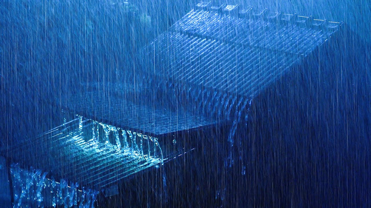 Stop Overthinking to Fall Asleep Fast in 3 Minutes ⚡ Pure Heavy Rain ...