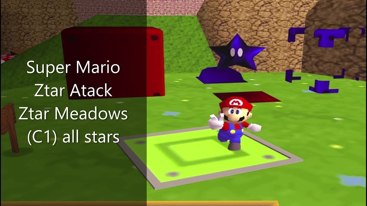 Super Mario 64 Ztar Attack (Rebooted) - [C1] - Ztar Meadowns - (all ...
