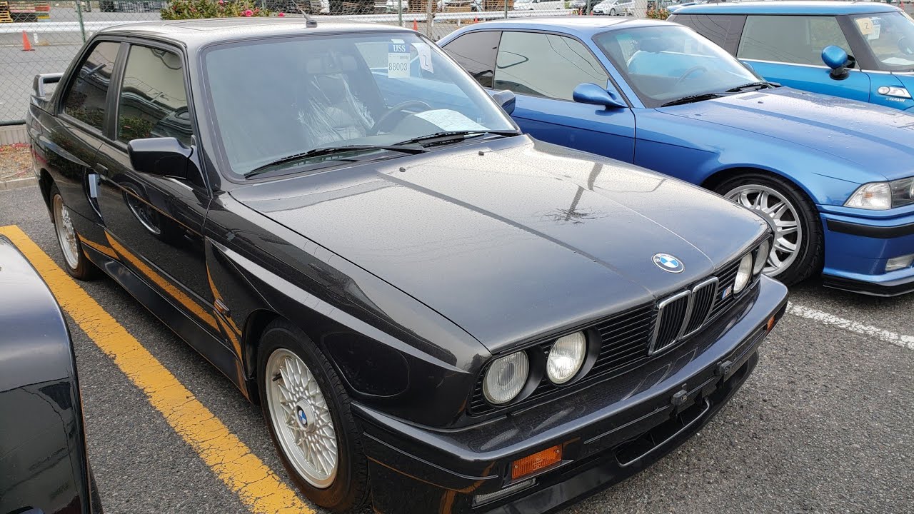 BMW M3 E30 - Japan Car Auctions - Repaired car inspection - YouTube