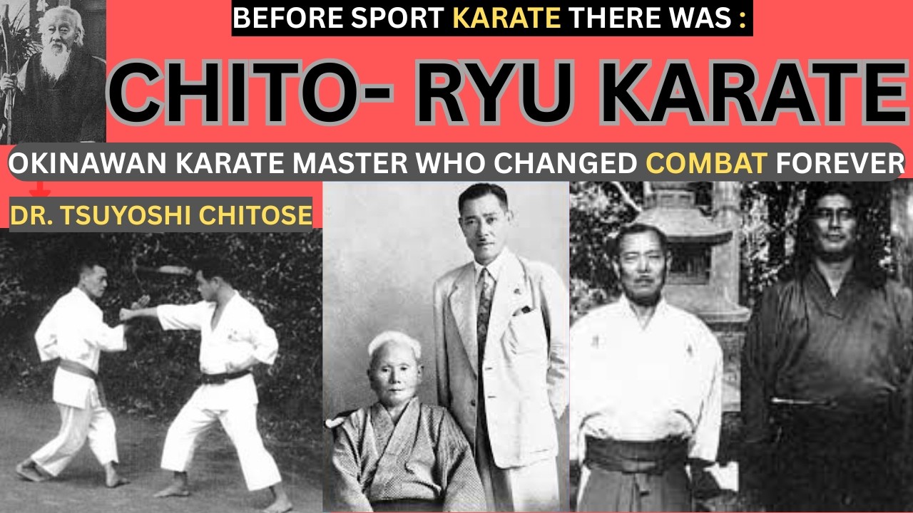 "CHITO-RYU KARATE TSUYOSHI CHITOSE THE MASTER WHO CHANGED KARATE COMBAT ...