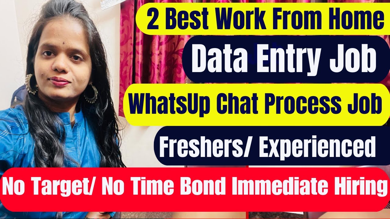 Work From Home Data Entry Job | WhatsUp Chat Process Job | Salary 20k ...