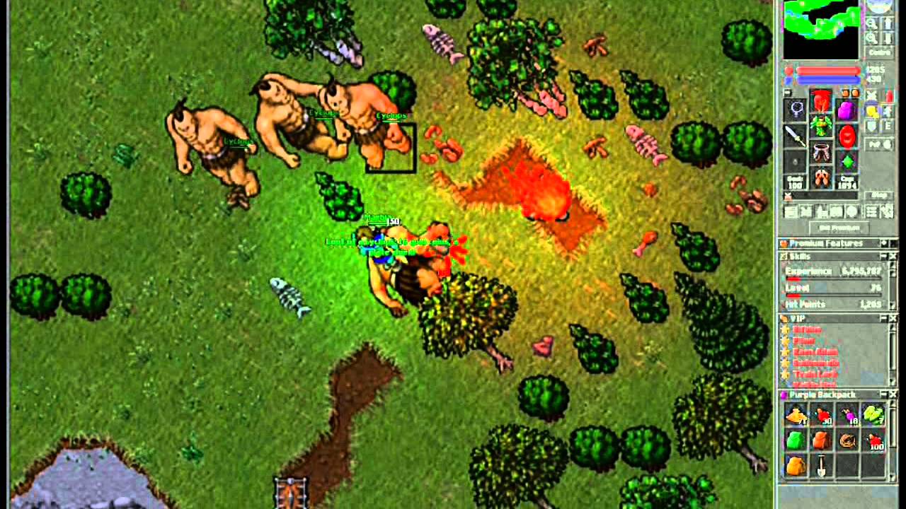 Tibia - Guía sobre cómo ir a Cyclops de Thais - YouTube