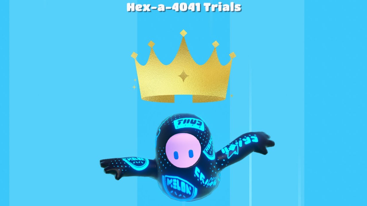 FALL GUYS Hex-a-4041 Trials with Ad Guy Pattern (Season 4.5) - YouTube