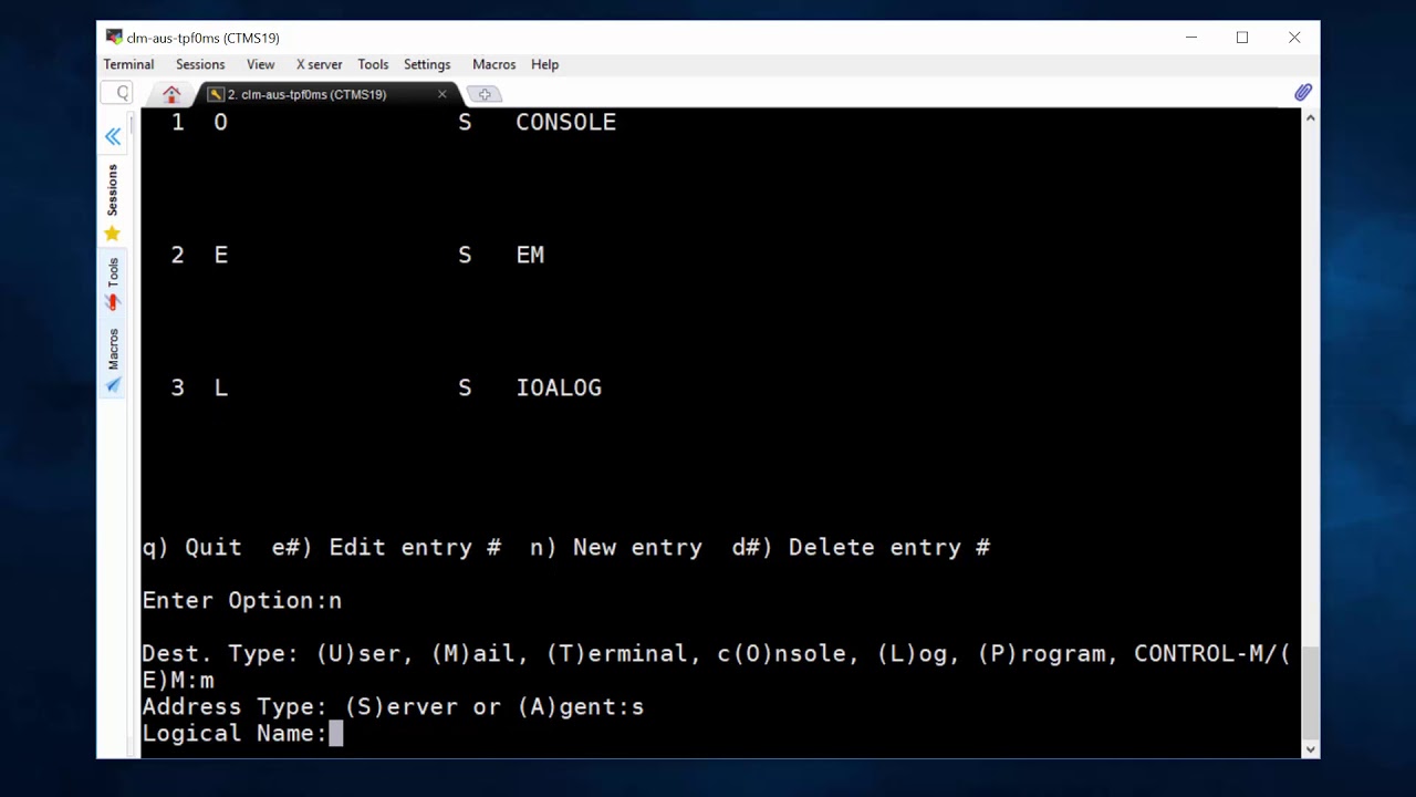 How to add the new shout destination to dropdown list of notification ...