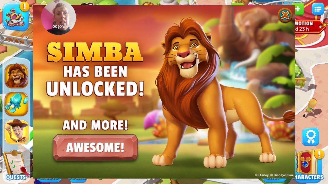 SIMBA IS UNLOCKED ! New Chest Items In Disney Magic Kingdoms - YouTube