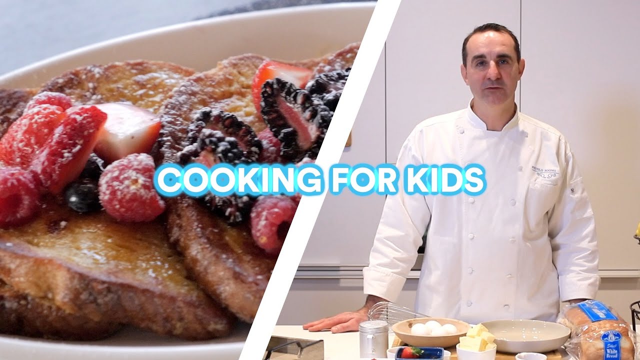 French Toast by Tony Priolo | Cooking For Kids | Episode 2 - YouTube