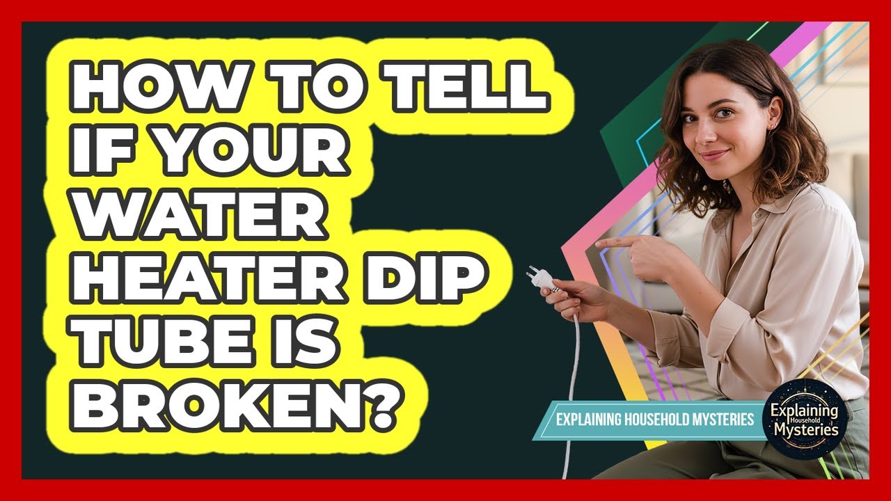 How To Tell If Your Water Heater Dip Tube Is Broken? - YouTube