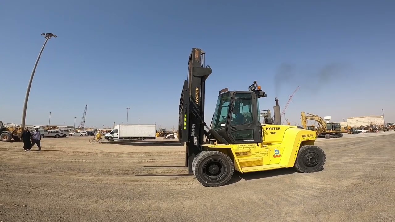 2013 Hyster H360HD2 16 Ton Forklift - Dubai, UAE Timed Auction | 21 ...