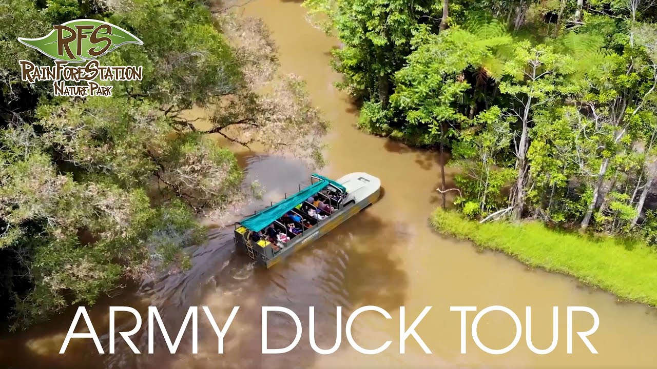 Army Duck Tour | Rainforestation Nature Park | Kuranda | Tropical North ...