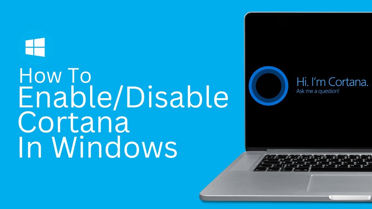 How to Disable Cortana Windows 10 - YouTube