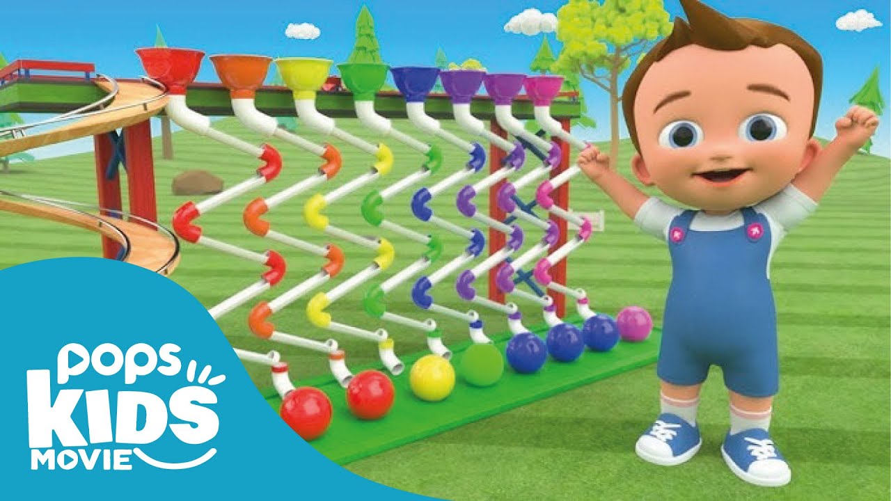 Baby Learn Colors with Colored Balls Learning Video for Children - YouTube