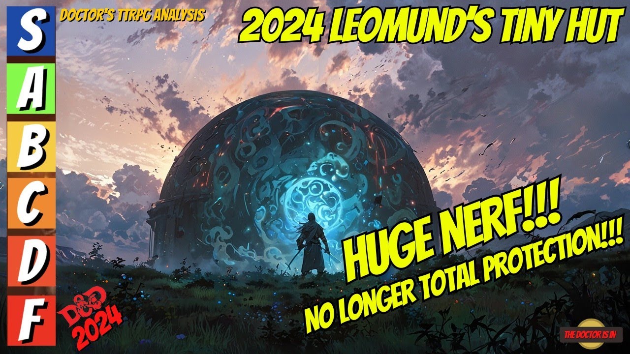 2024 Leomund's Tiny Hut Was Significantly Nerfed | DnD 2024 Spells - YouTube