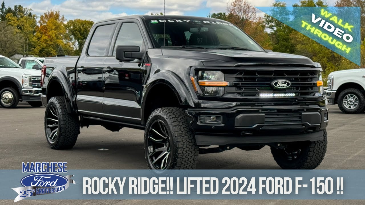 BRAND NEW ROCKY RIDGE!! LIFTED 2024 FORD F-150 SUPERCREW 4X4!! - YouTube