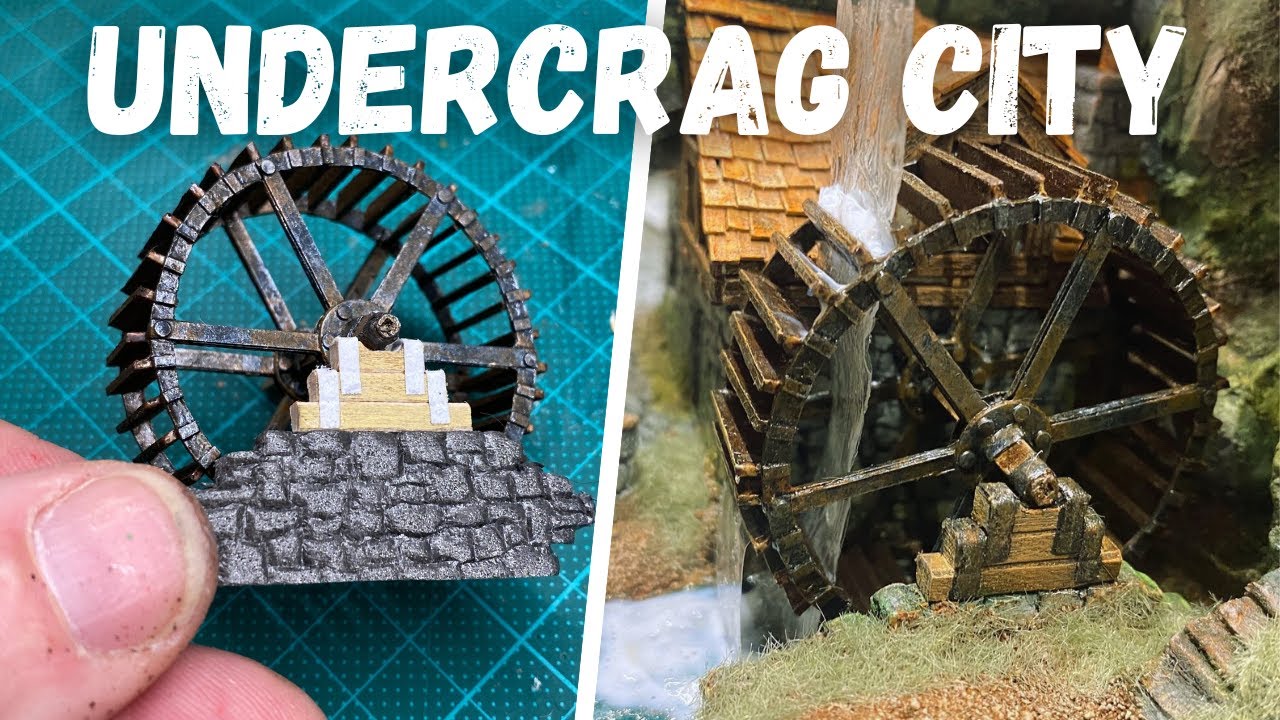 Ep.25 Make a Miniature WATERWHEEL Diorama| No 3D-Printing - YouTube