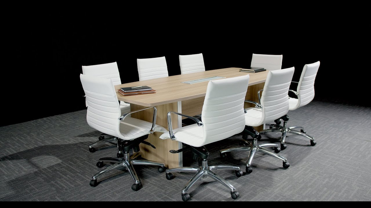 Miele Potenza Conference Table by Corp Design - YouTube
