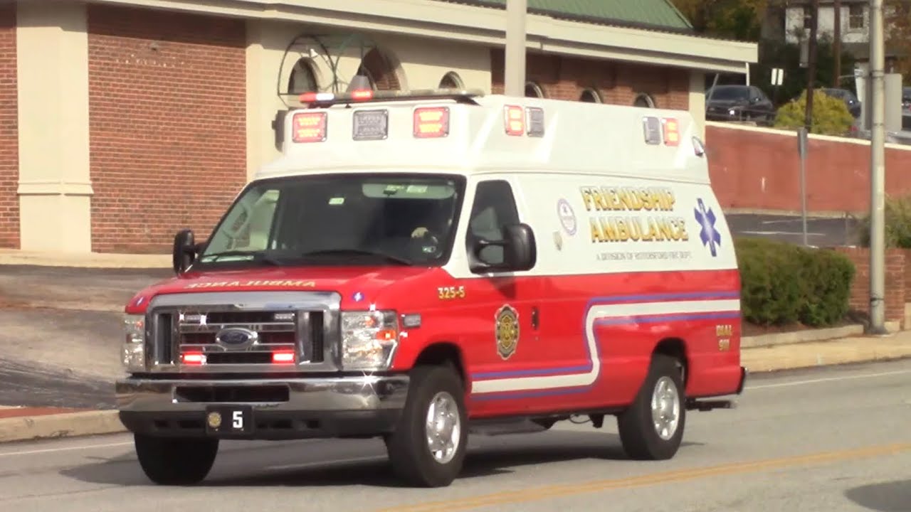 Friendship ambulance of royersford medic 325-5 transporting to paoli ...