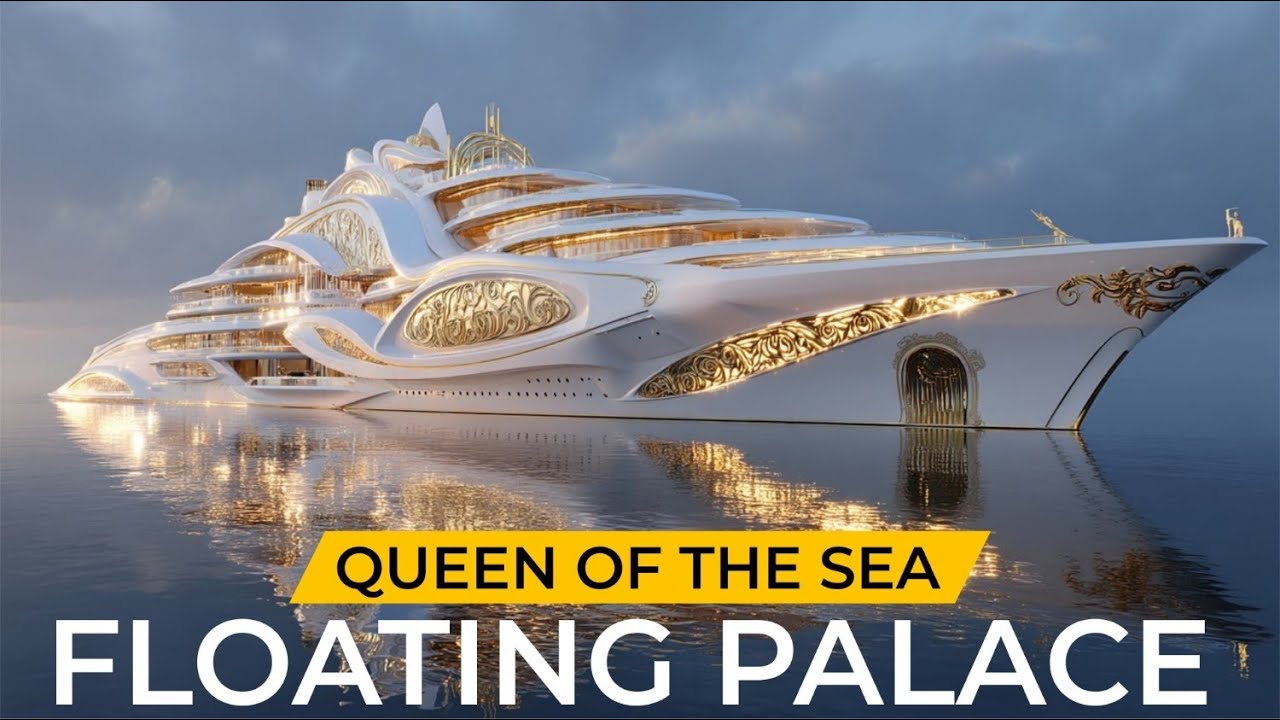 Queen of the Sea: $Billion Floating Palace Yacht Tour | World's Most ...