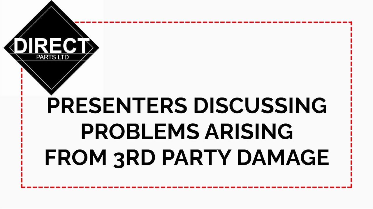 Problems we get from third party damage - YouTube