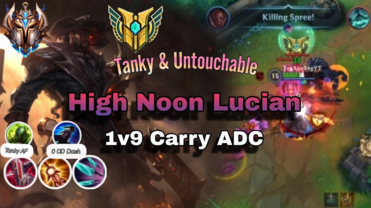 Challenger ADC 1v9 Lucian Tanky Build/Runes In Wild Rift Patch 5.1C for ...