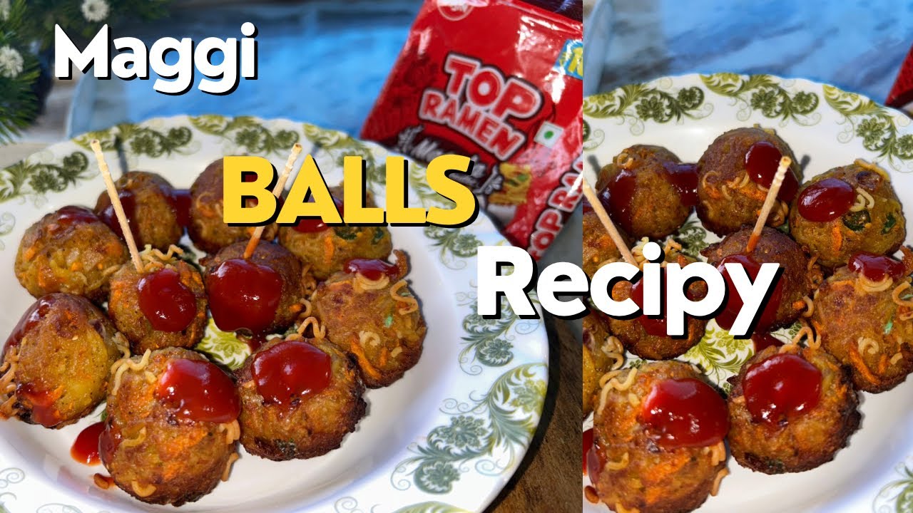 Maggi balls rakshabandhan special recipe | yummy and tasty easy to make ...