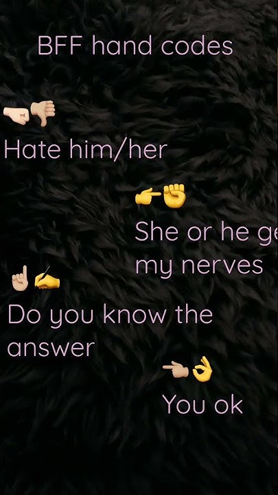 Hand codes to try with your BFF.Sub to Ari 🖤 - YouTube