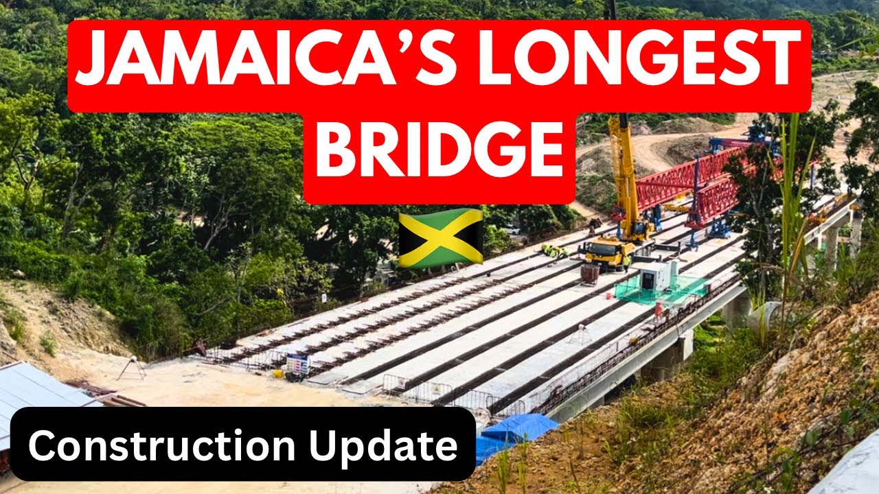 JAMAICA’S LONGEST BRIDGE- The Montego Bay Bypass Construction - YouTube