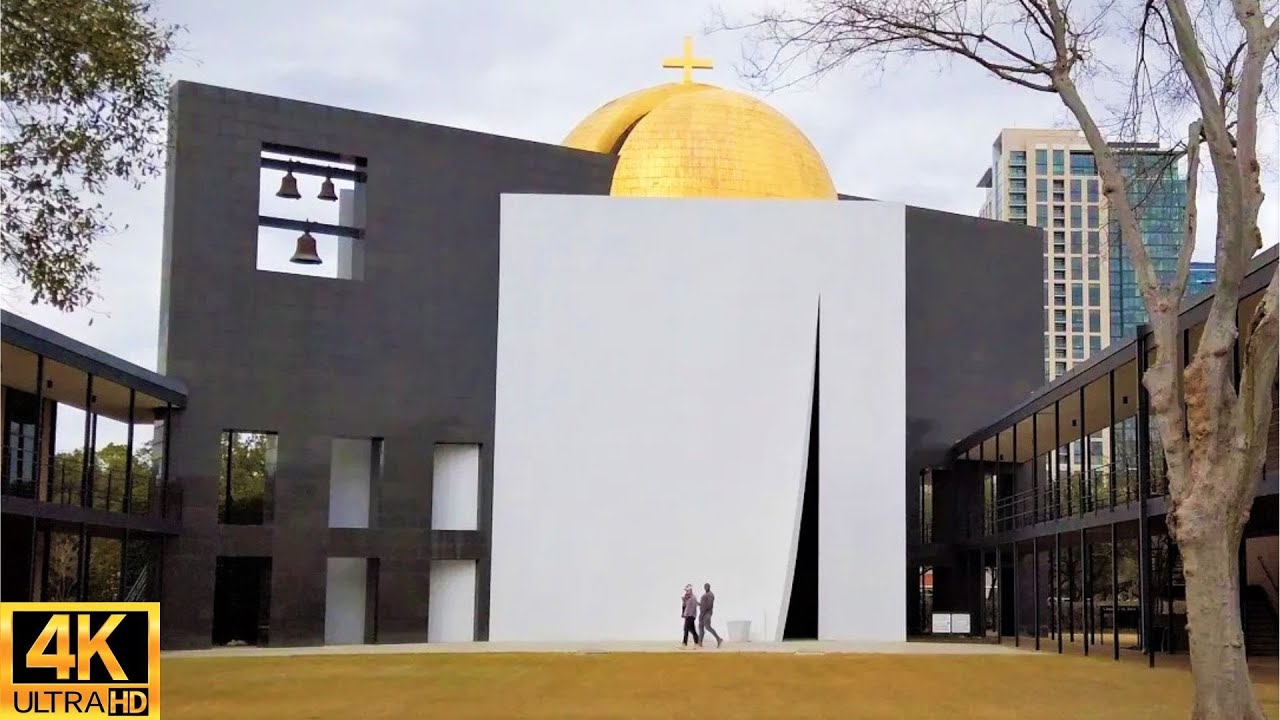 University of St. Thomas Campus Walk , Chapel of St. Basil - Houston ...