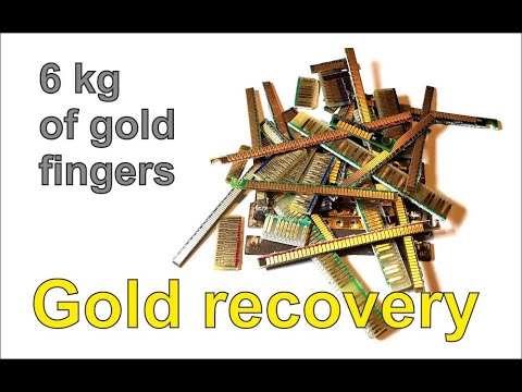 6 kg of Gold fingers - Gold recovery - YouTube