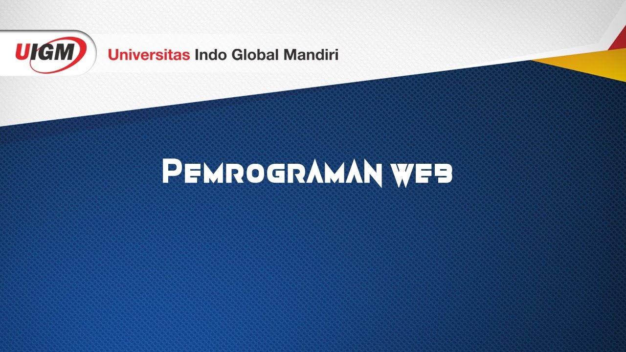 Pemrograman Web: Dasar Database MariaDB - YouTube