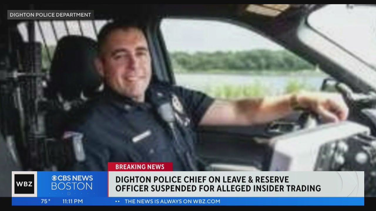 Dighton Police Chief on leave after being charged with insider trading ...
