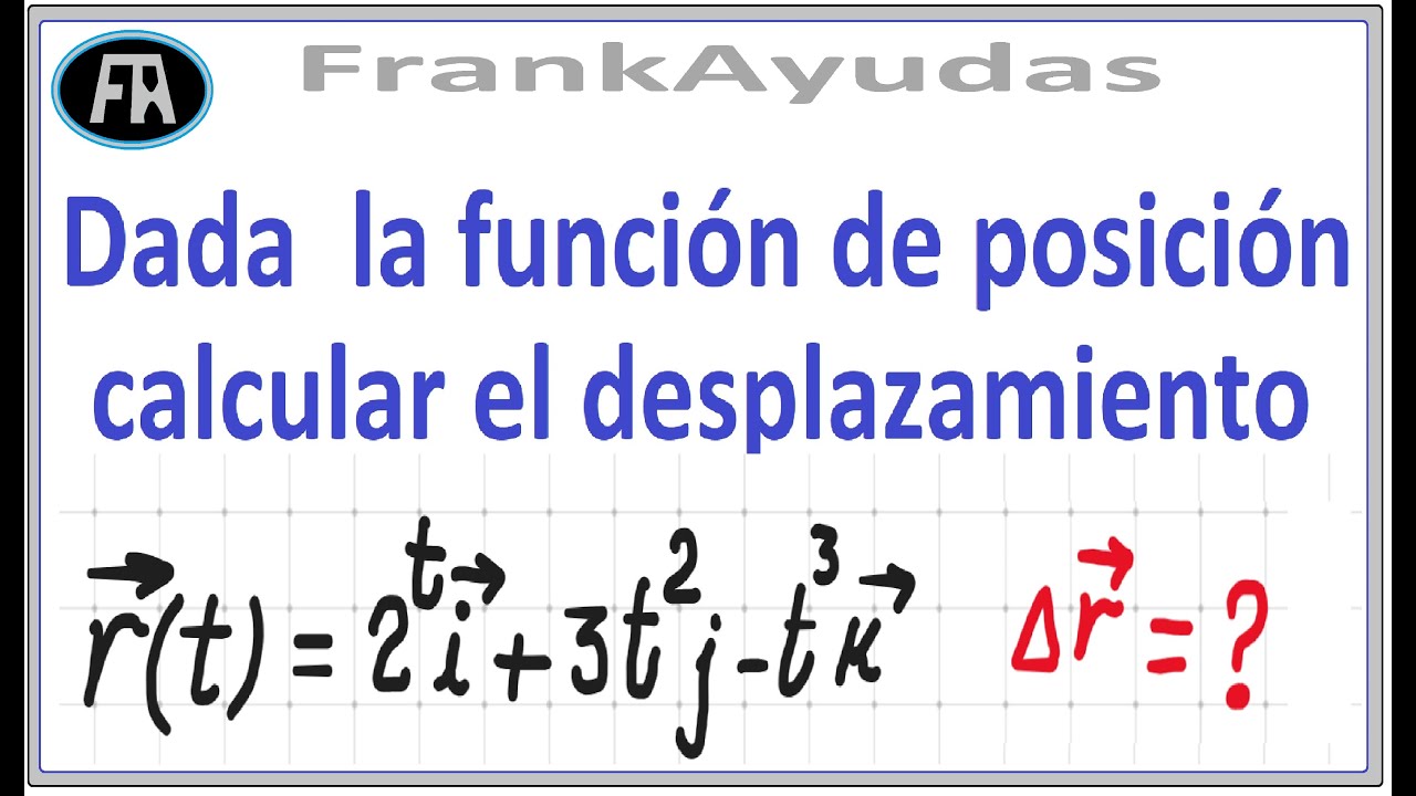 Dada la posición, calcular el desplazamiento, cinemática de la ...
