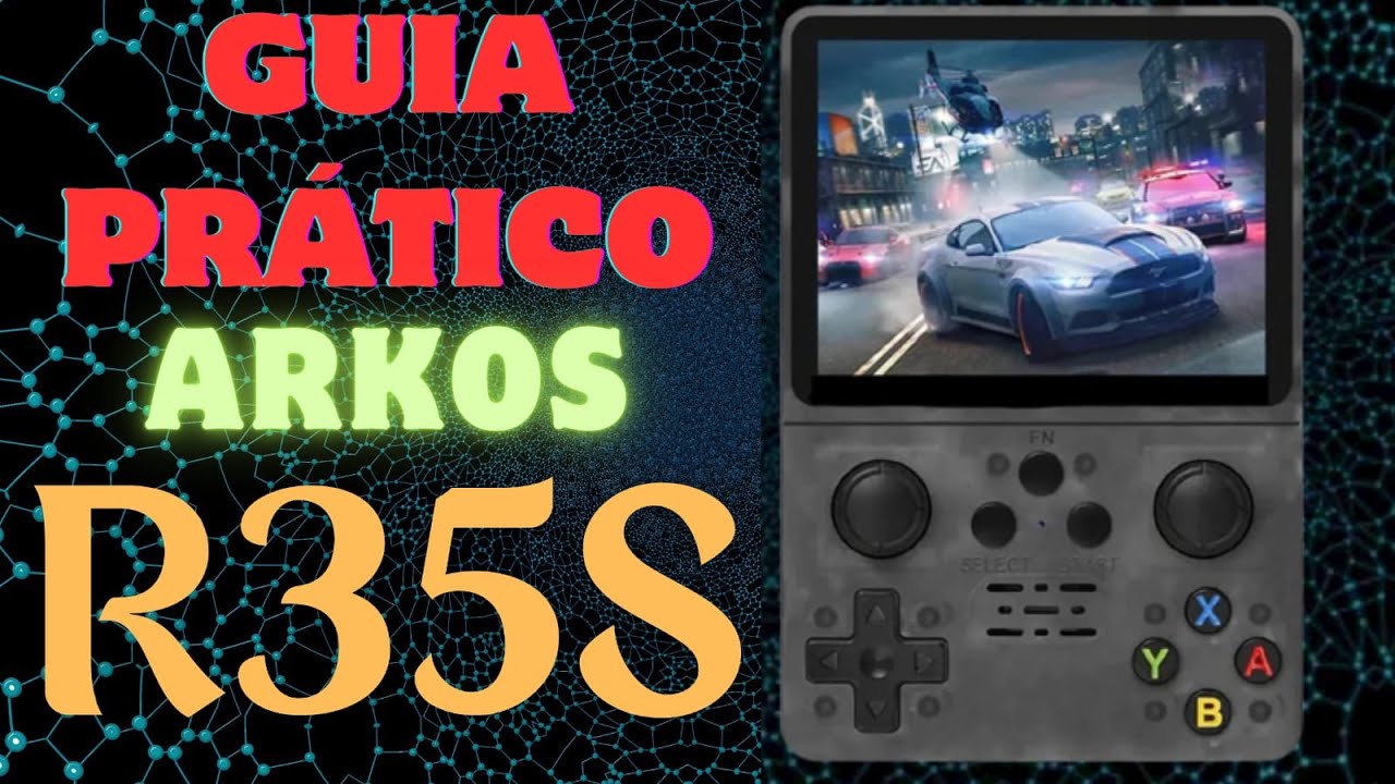 Game Console R35S - Guia Prático ArkOS Colocar Jogos Desligar ...