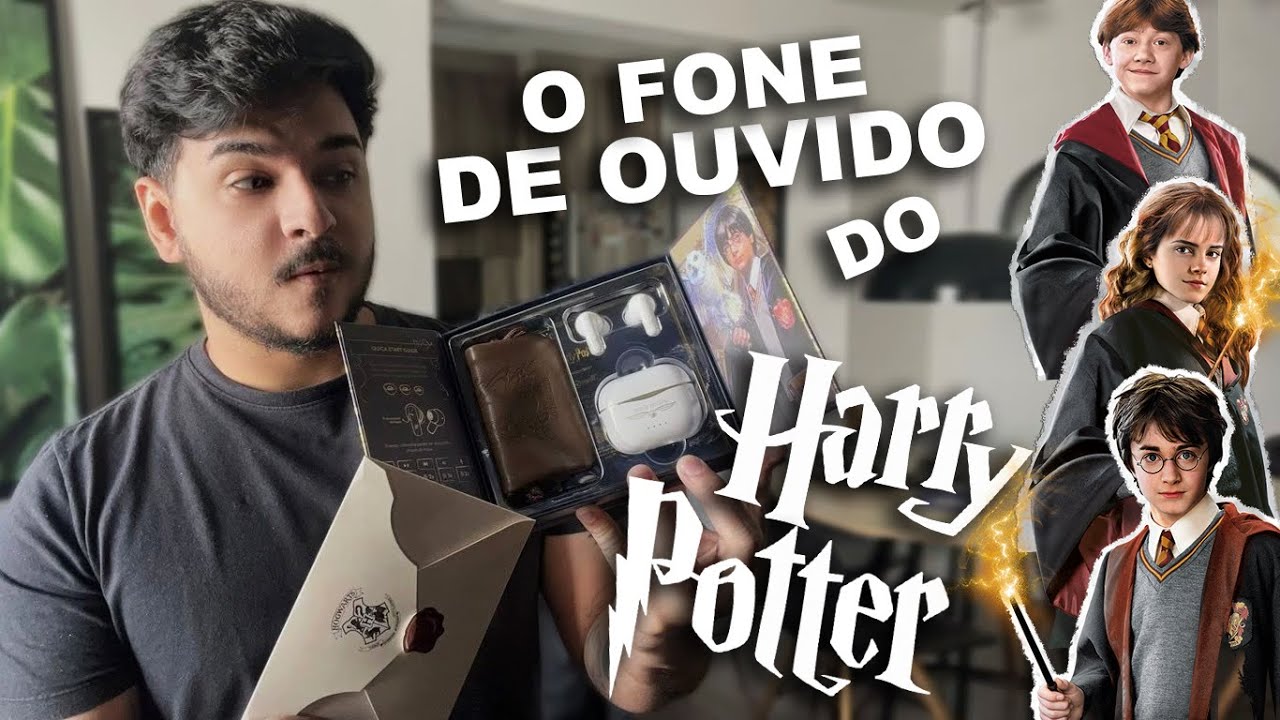 NÃO RESISTI - Unboxing e Review Fones de Ouvidos do Harry Potter - Vlog ...