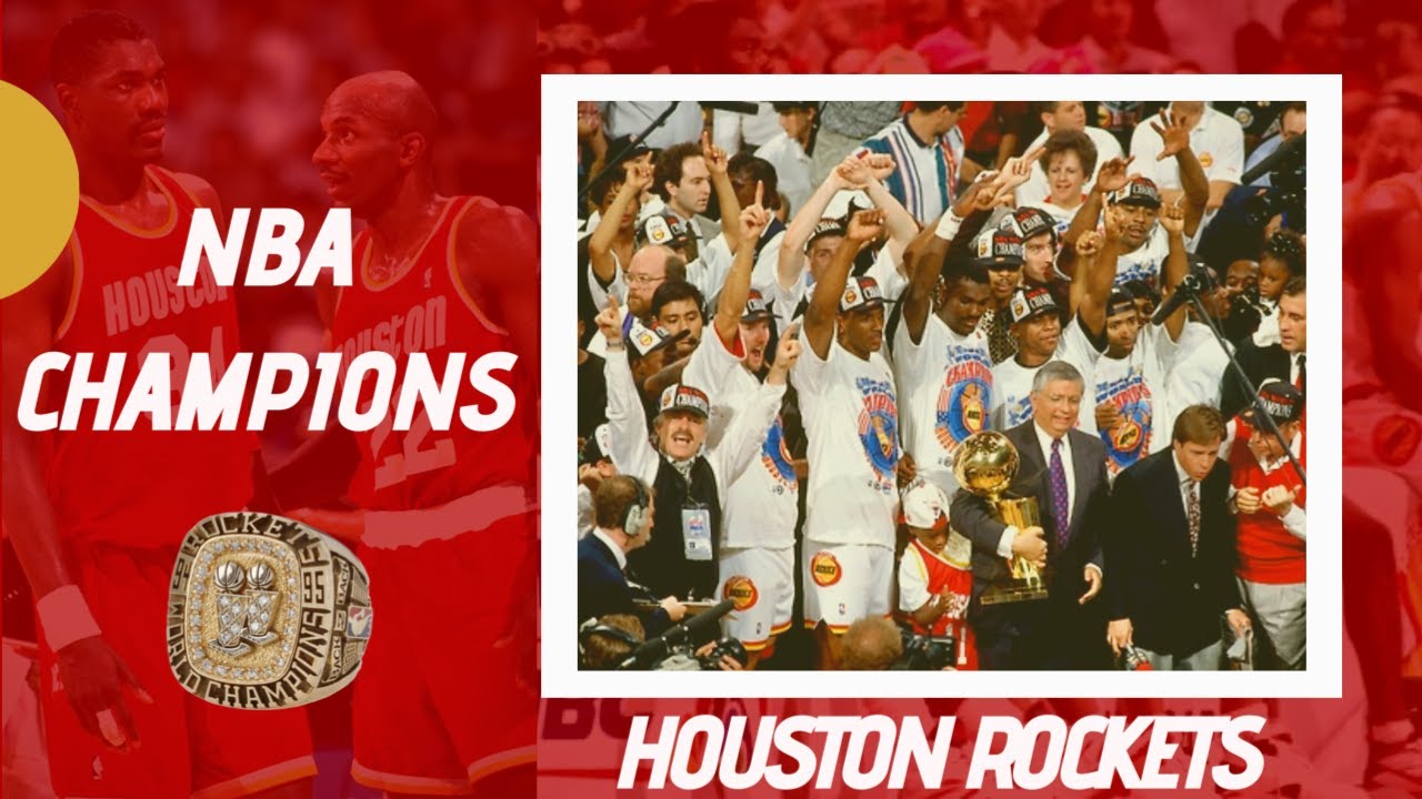 The last time the Houston Rockets reached the NBA Finals - YouTube