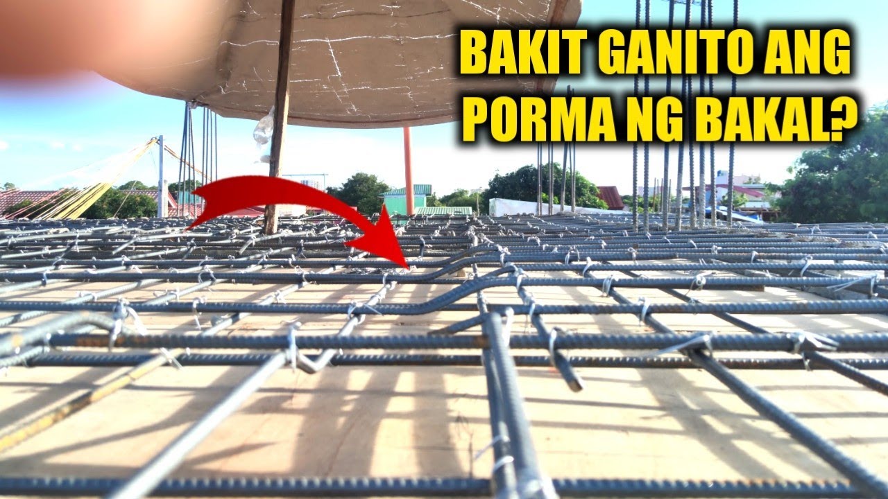 Ganito pala ang porma ng bakal para sa roof deck slab - YouTube