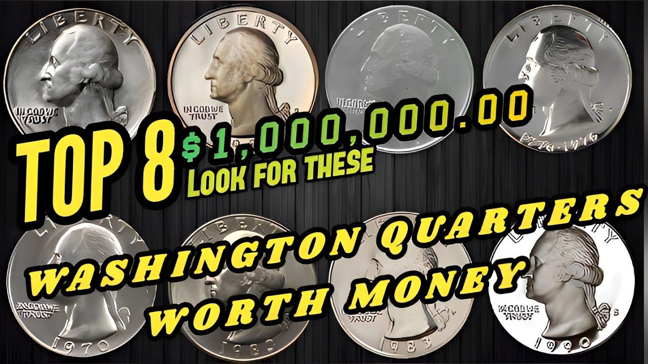 Top 8 Most Valuable Quarters Worth Money. - YouTube