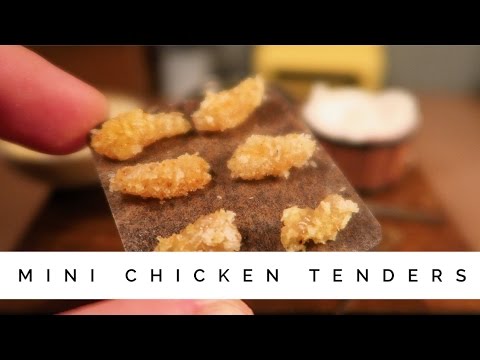 MINI CHICKEN TENDERS! - YouTube