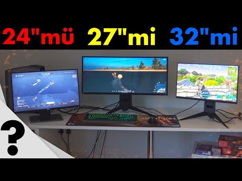 Önemli olan BOYU mu? işlevi mi? 24 inç mi 27 mi 32 mi Oyuncu Monitörü Tavsiyesi