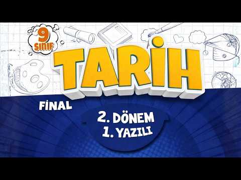 9. SINIF TARİH YAZILI HAZIRLIK-  FİNAL | 2. Dönem 1. Yazılı | 2026