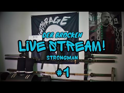 Masters Strongman Live Yoke Walk Training - YouTube