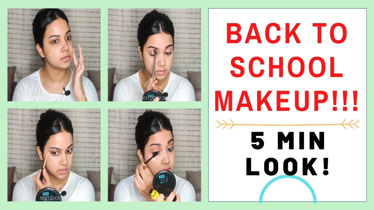 BACK TO SCHOOL! Makeup tutorial | Beginner makeup series: Look 4 - YouTube