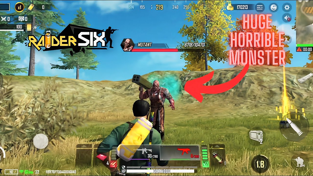 RAIDER SIX SOLO VS SQUAD FULL RUSH PRO GAMEPLAY | HARSH GAMING - YouTube