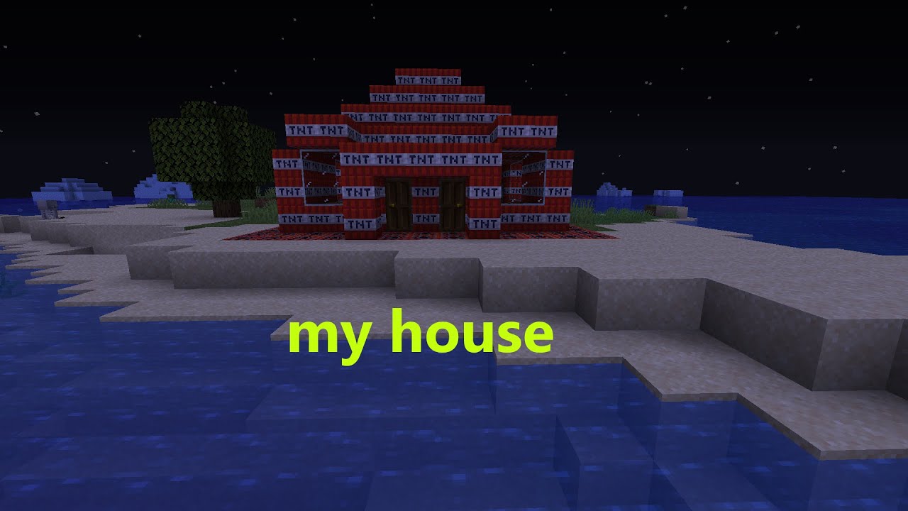 my very strange house in minecraft - YouTube