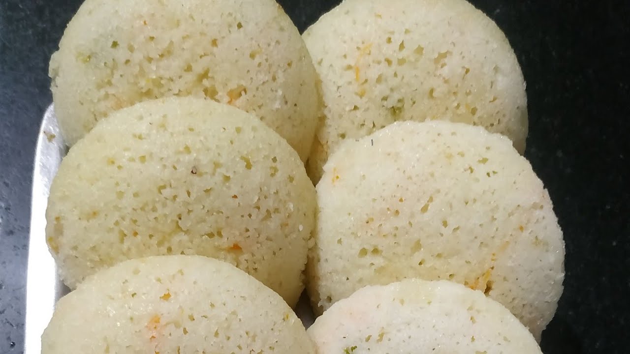 VEG - SEMOLINA ( SUJI) IDLI / Quick, Healthy, Tasty / Breakfast, Lunch ...