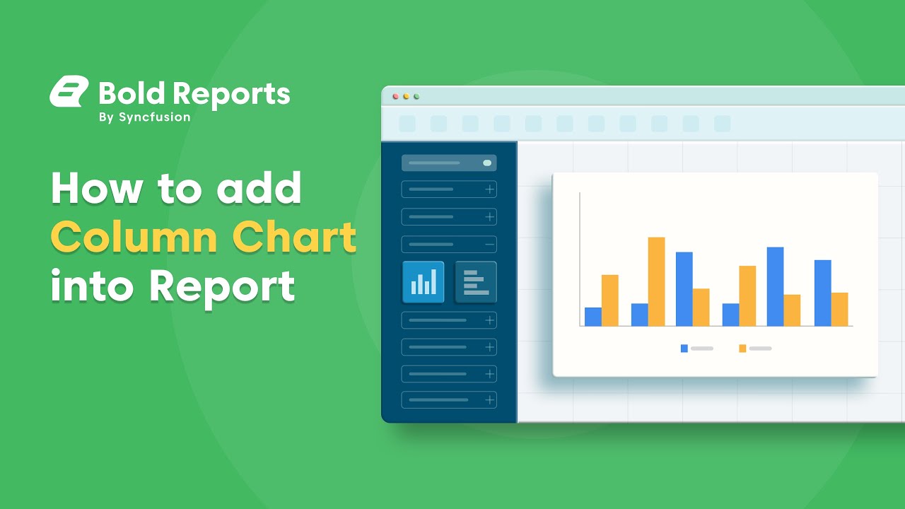 How to Add a Column Chart to a Report | Bold Reports - YouTube