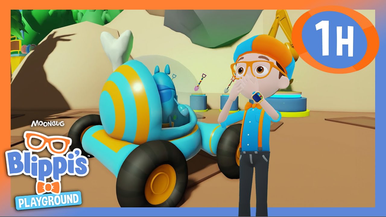 Beep Beep! Exploring with Blippi and His Cool Blippi Mobile! 🚙 | Kids ...