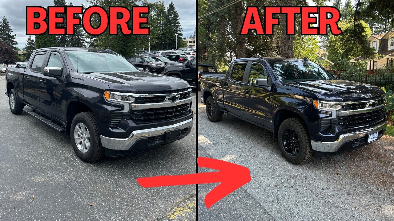 Installing New Wheels on my 2023 Chevy Silverado! LOOKS AMAZING - YouTube