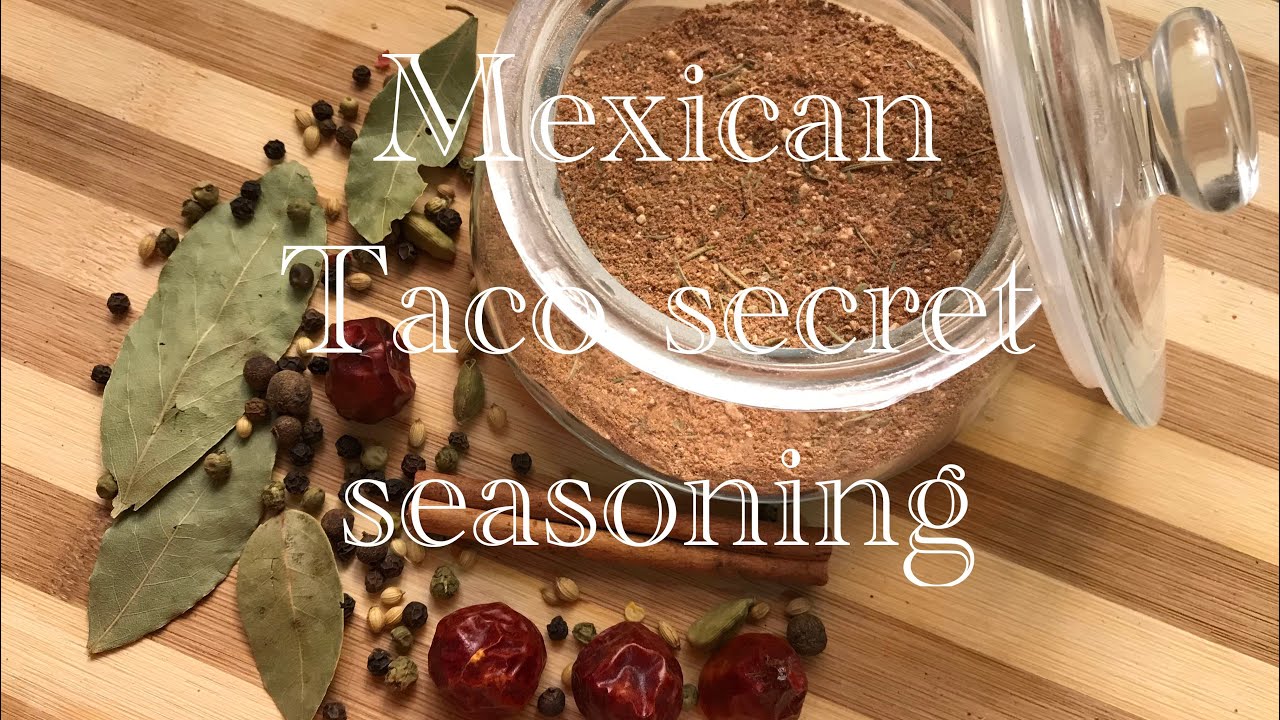 DIY Mexican Taco secret seasoning - YouTube